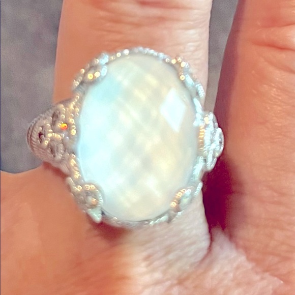 Judith Ripka | Jewelry | Judith Ripka White Quartz Doublet Diamonique ...